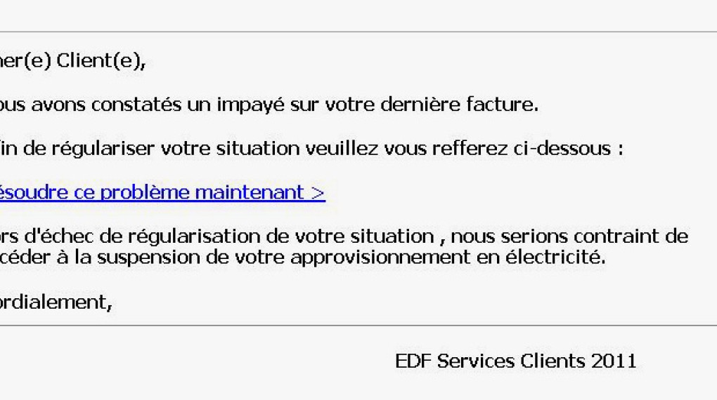 Alerte e-mails frauduleux, que faire ? - EDF Collectivités